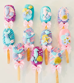Mermaid Cake Popsicles – Cocostreatla